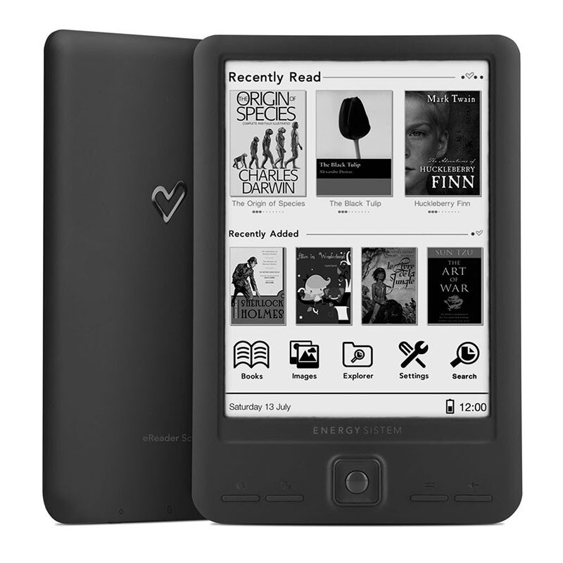 EBook Reader Energy Sistem, slim, 4 GB, display E-Ink 6 inch, slot ...