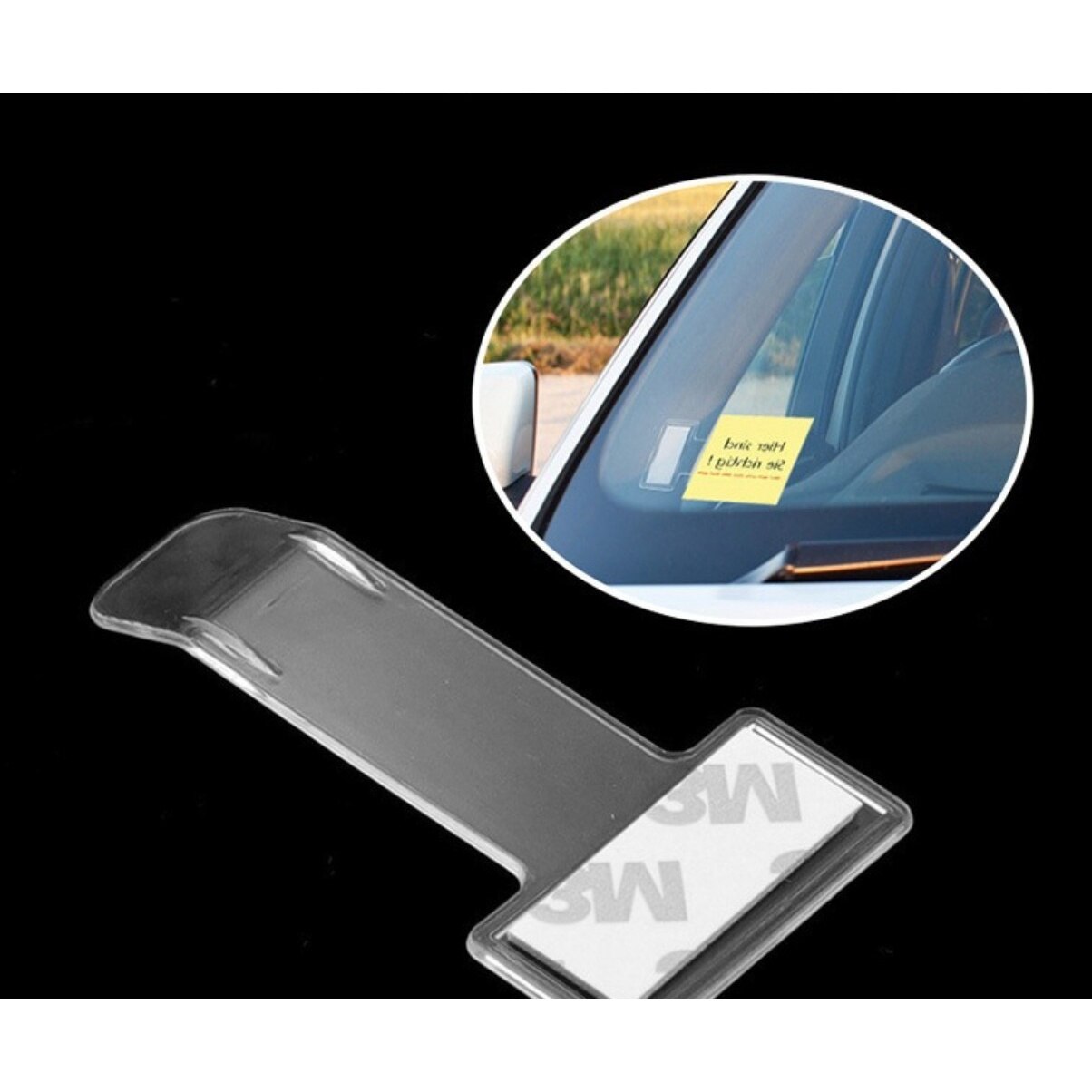 Set 5 Suporturi bilet Parcare auto, Suport/ clema parbriz pentru tichet ...