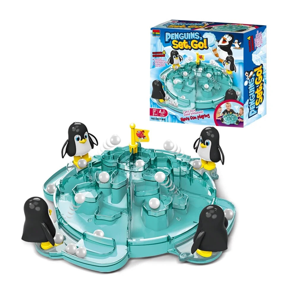 Joc interactiv de societate pentru copii Pinguini Set, Go! Ajuta la ...