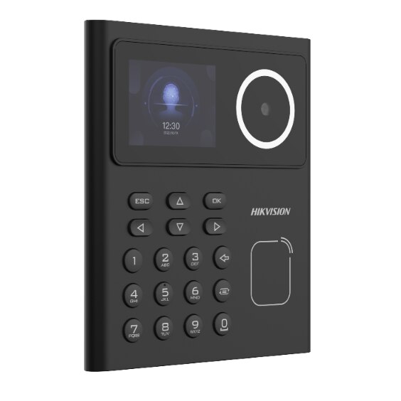 Terminal de identificare faciala HIKVISION DS-K1T320MWX, control acces ...