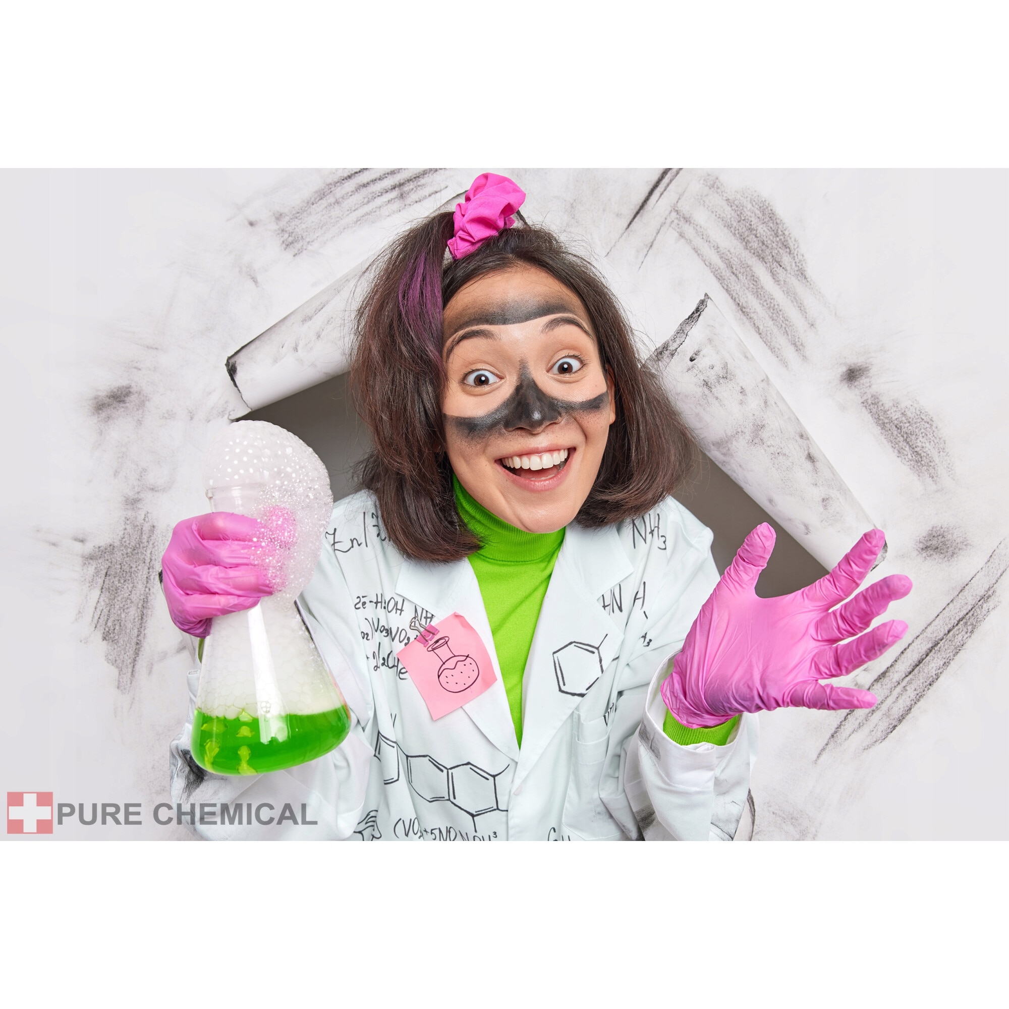 Hidroxid De Sodiu, Pure Chemical, Recipient Din Plastic Cu Inchidere ...