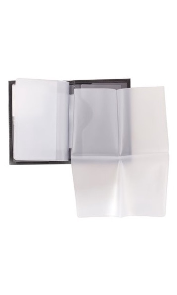 Portofel cu port acte Personalizat, QPO, Piele ecologica, culoare negru ...