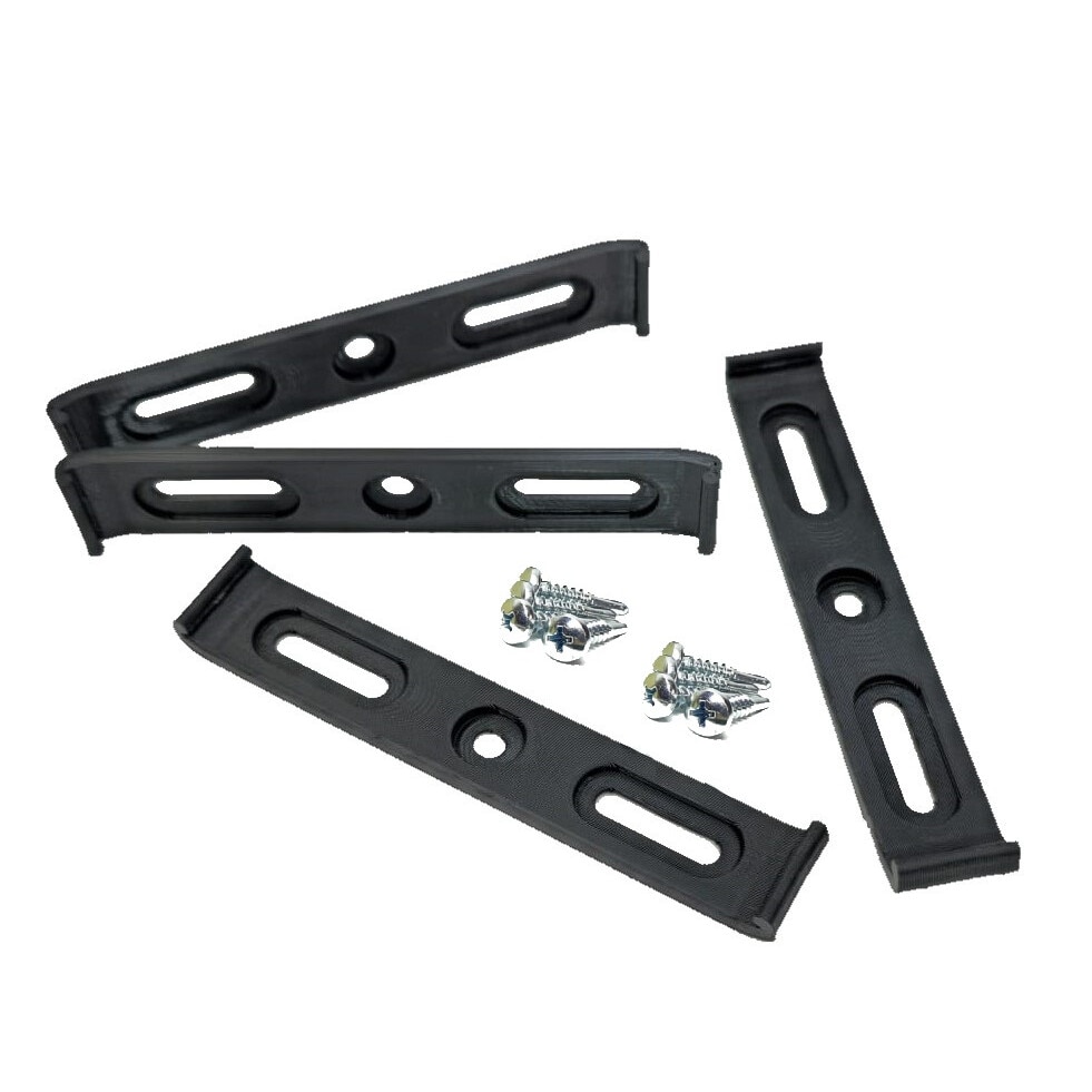 Set suporturi numar inmatriculare auto, fara rama, subtire - 4 bucati ...