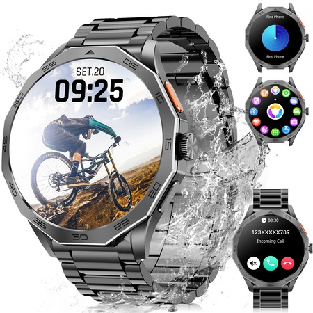 Ceas Smartwatch, Hwagol, Model DA03, ecran de 1.85 inch, apeluri ...