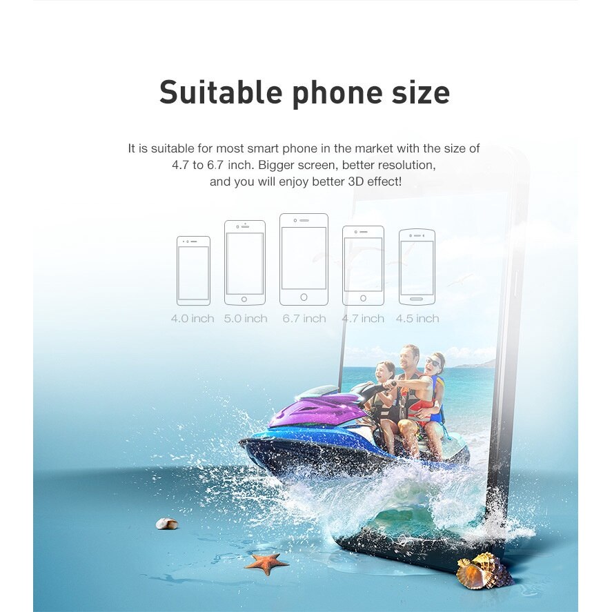 Ochelari VR/3D Pentru Telefon Mobil IOS Android, Jocuri, Video ...