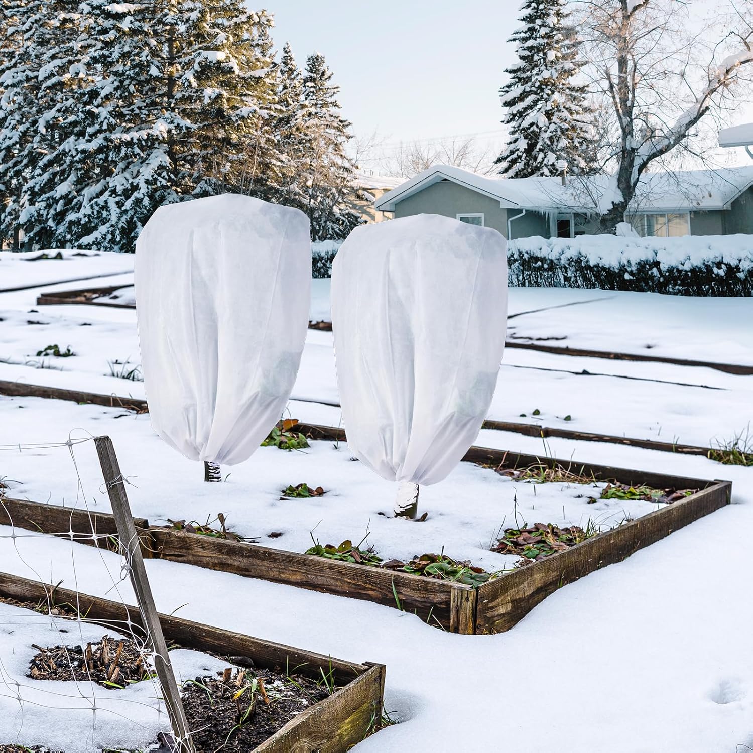 Set 2 Protectie planta, Husa de protectie pentru plante, rezistenta la ...