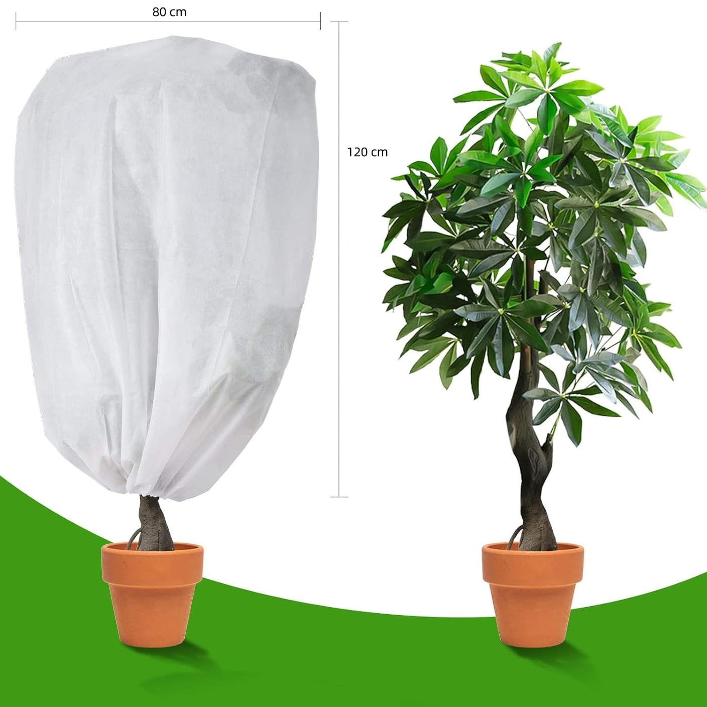 Set 2 Protectie planta, Husa de protectie pentru plante, rezistenta la ...