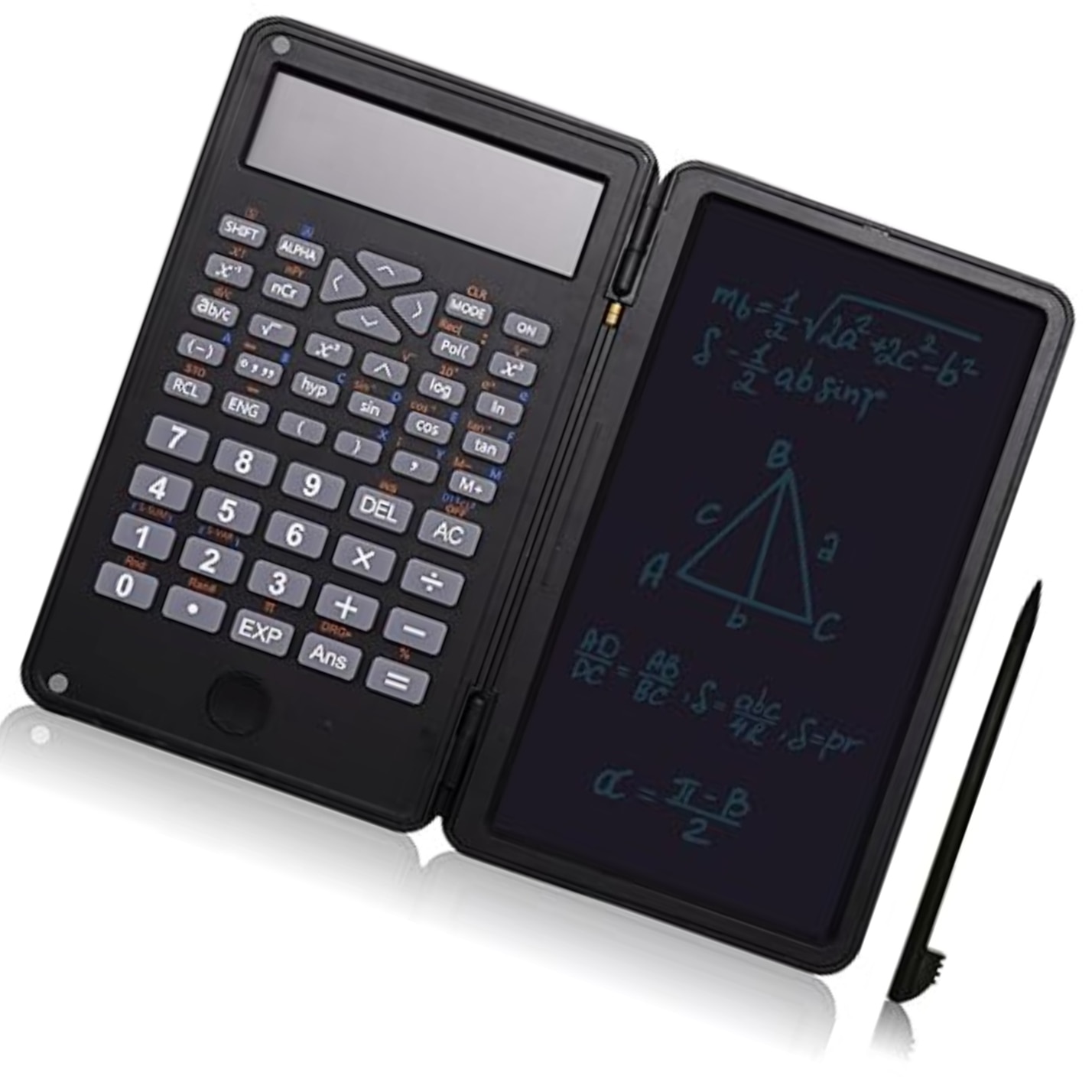Calculator stiintific, Cu tabla de scris LCD stergabila, Afisaj cu mai ...