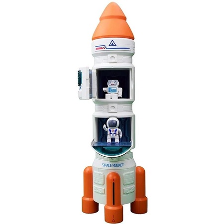 Nava spatiala cu proiector planete, PROCART, 3 figurine astronaut ...
