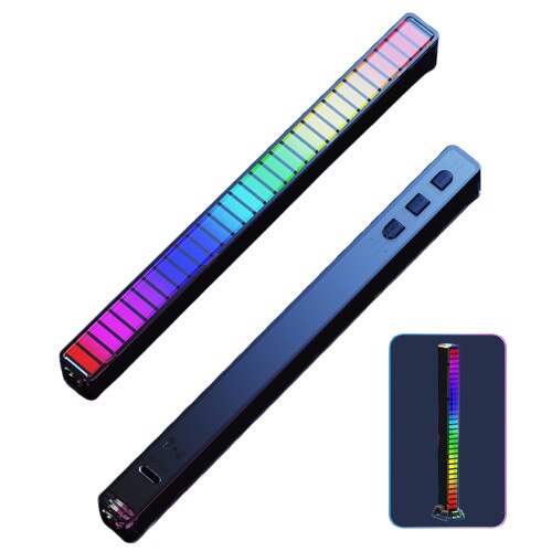 Lumina Ritmica Muzicala, Lumina RGB Dinamica Activata de Sunet cu Baza ...