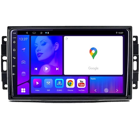 Navigatie dedicata Chrysler Jeep KIT-202 NAVTEC Android Ecran 720P Octa ...