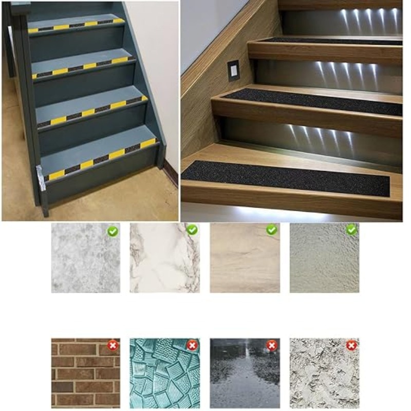 Banda Adeziva Antiderapanta, Banda antiderapanta pentru scari, trepte ...