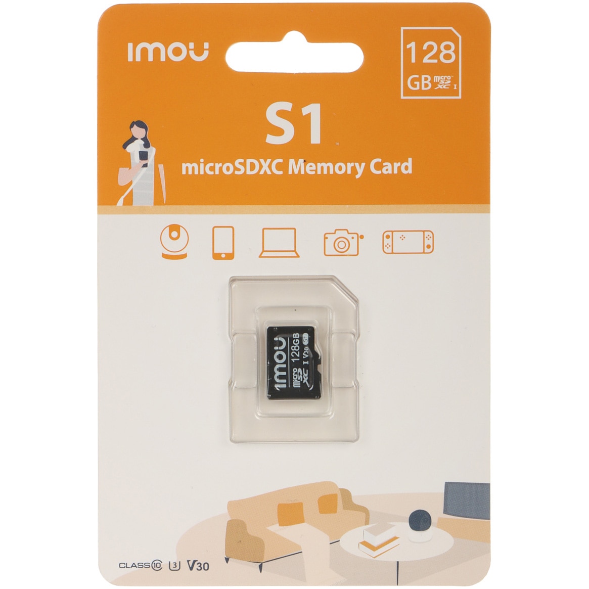 Card de memorie Imou ST2-128-S1, MicroSD 128GB, clasa 10 - eMAG.ro