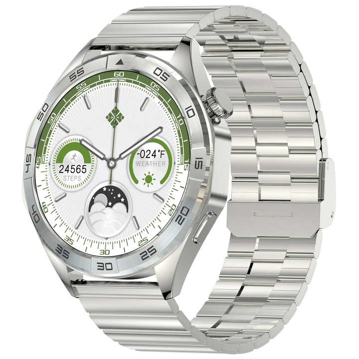 Ceas Smartwatch Barbati MGA, Display 360x360 HD Touch 1.55, Rezistent ...