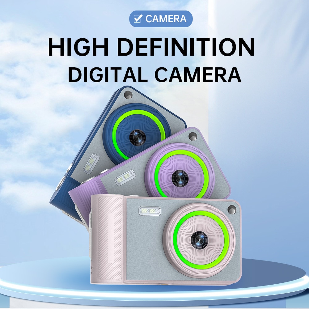 Camera foto pentru copii, 32GB, 1080P HD, 50 milioane pixeli, 2.8 inch ...