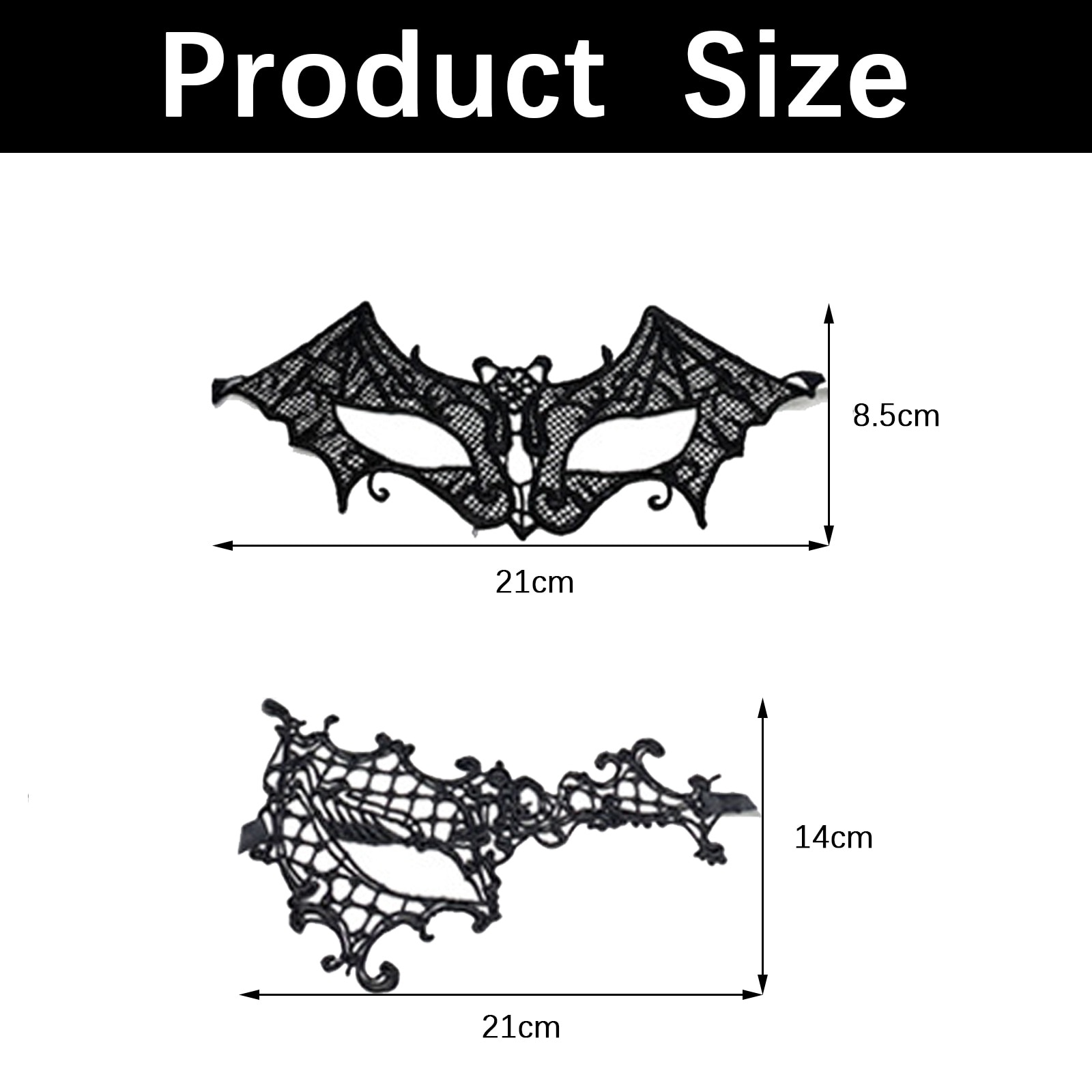 Set 20 masti bal mascat, Masti pentru costume de Halloween Cosplay ...