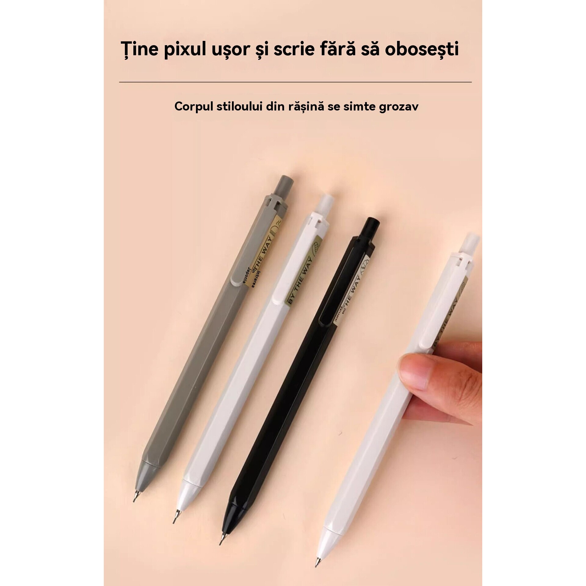 Set Creion mecanic 2 piese, durabil, Scriere neteda, Varful stiloului ...