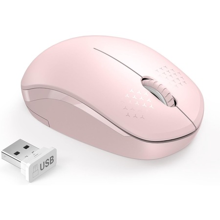 Mouse wireless, MingZhi®, Mouse fara zgomot 2.4G, Mouse de computer ...