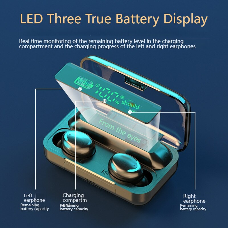 Casti Wireless, Bluetooth, anulare a zgomotului CVC 8.0, Autonomie 11 ...