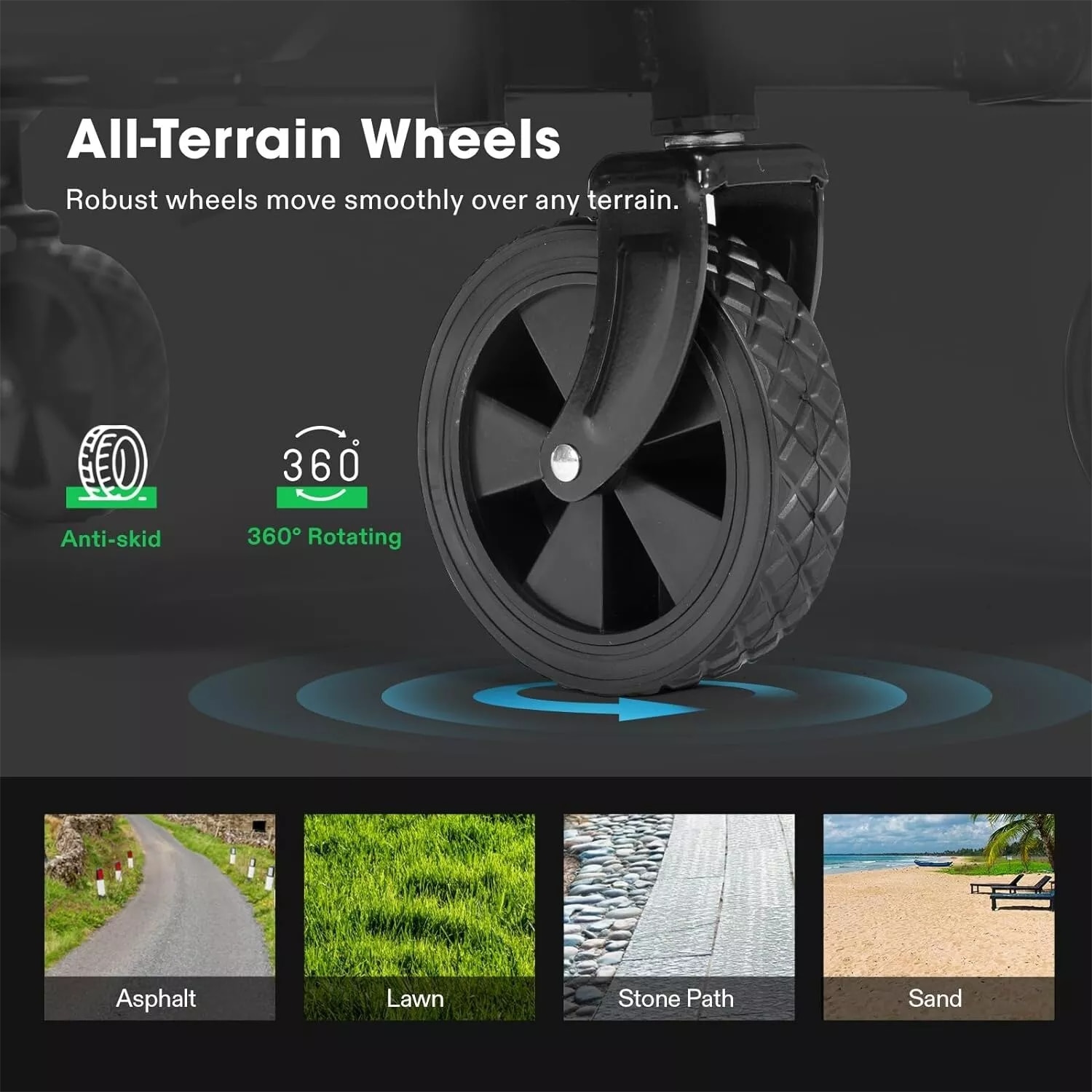 Carucior Pliabil de Gradina, Maxim 100 Kg, Maner Extensibil, Pliabil ...