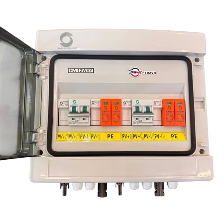 Tablou sigurante pentru kiturile fotovoltaice 16A 500V cu doua ...