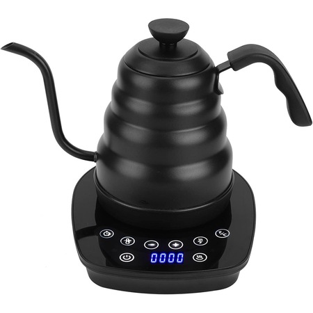 Fierbator electric cu gat pour over, 1000W, 1L, Kettle pentru cafea si ...