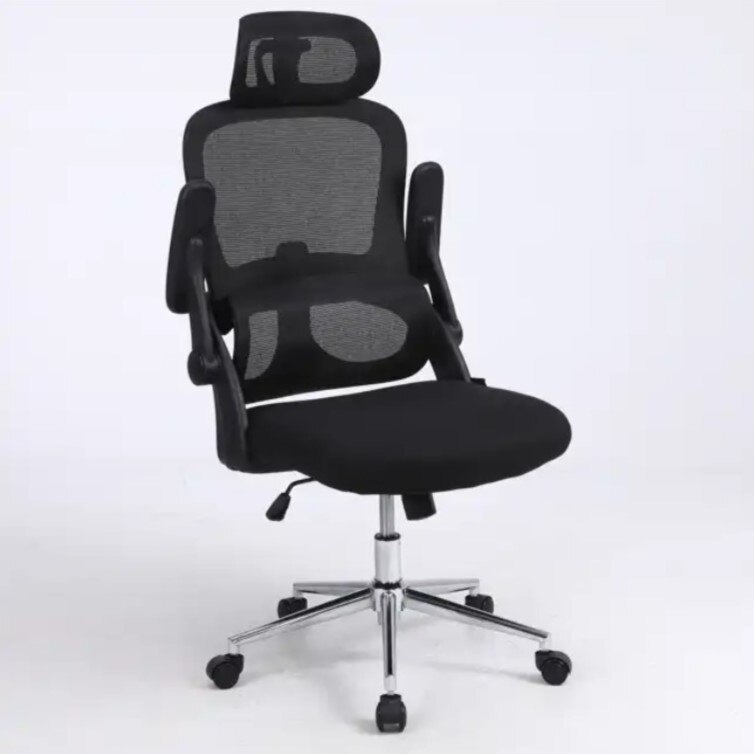 Scaun birou ergonomic cu tetiera si manere rabatabile, Sdgroup, Mesh ...