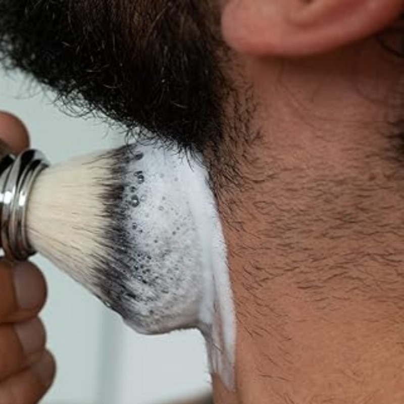 Pamatuf barbierit, perie de barbierit pentru barbati, moale si stransa ...
