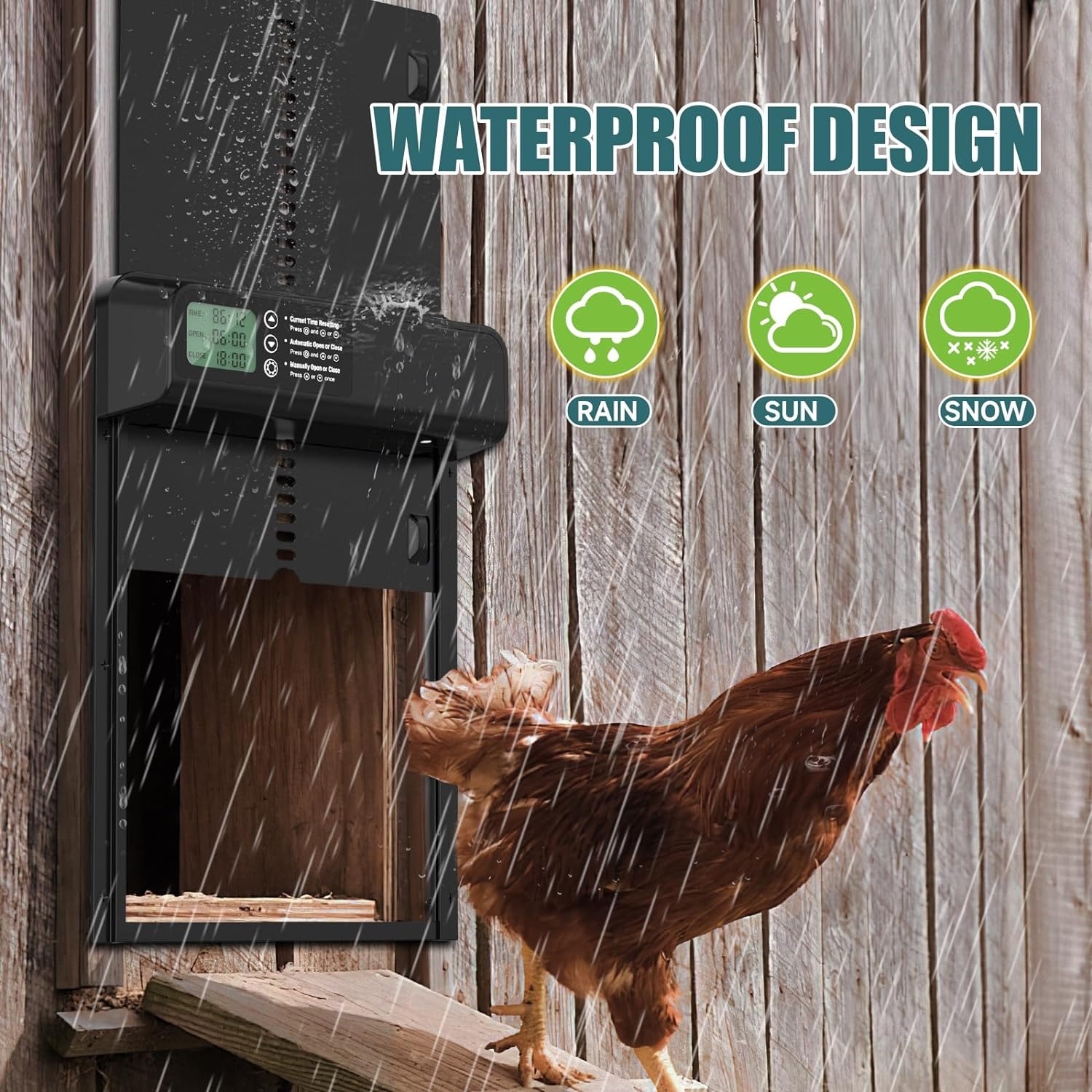 Usa automata cotet gaini, Novaza Tech, senzor de lumina, inchidere ...