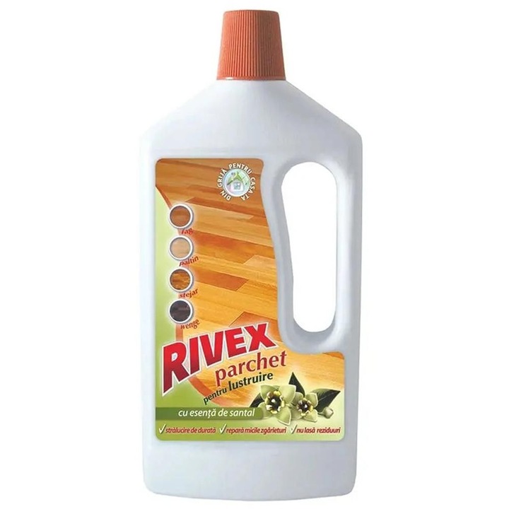 Solutie Parchet Laminat Rivex, Cedru, 750 ml - eMAG.ro