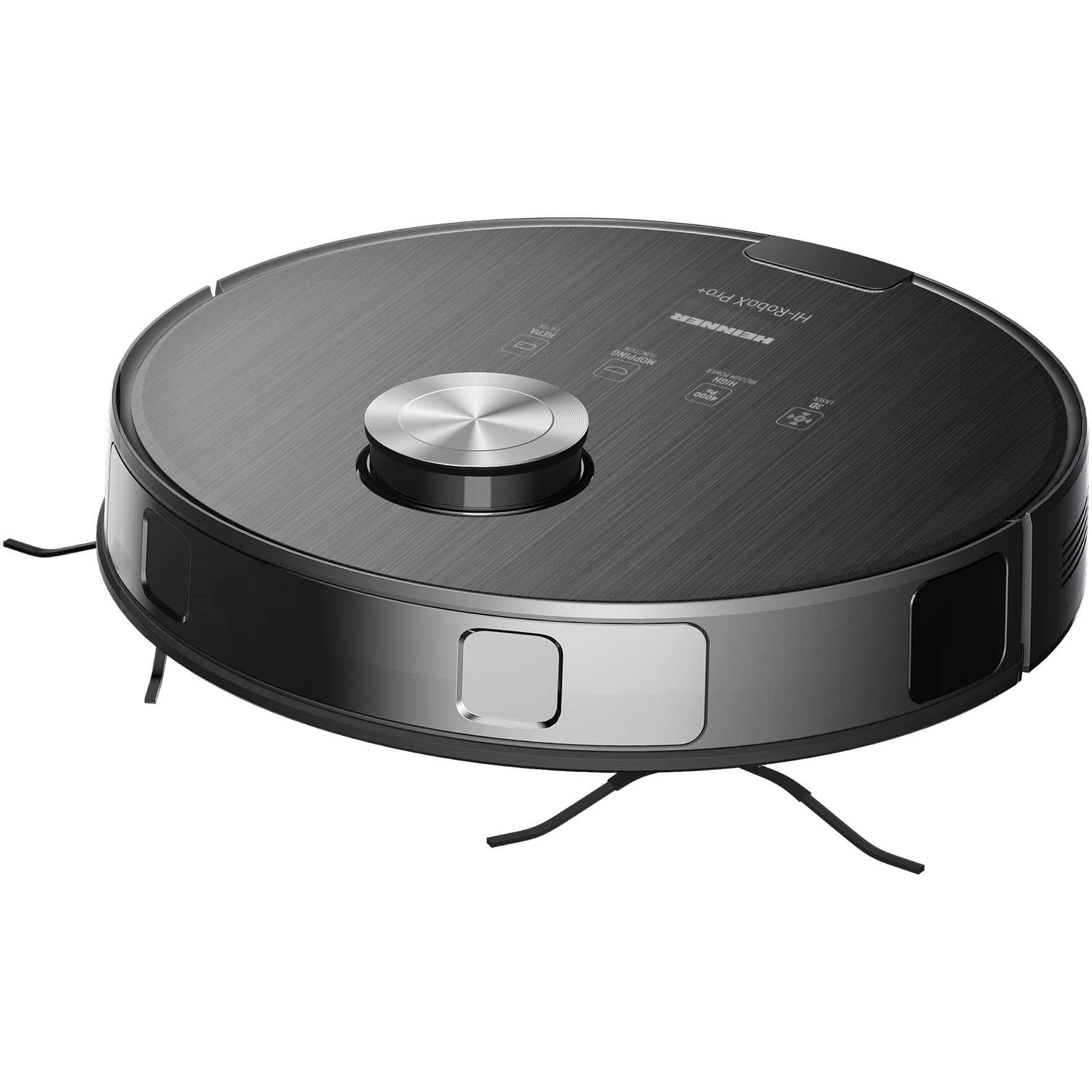 Robot de aspirare Heinner HI-RoboX+ HRVC-MAI52BK, WI-FI, aspirator si ...