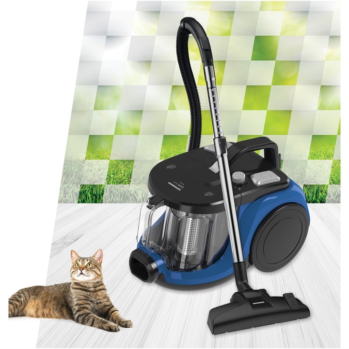 Aspirator fara sac Heinner CycloClean HVC-MC850BL, 850W, putere ...