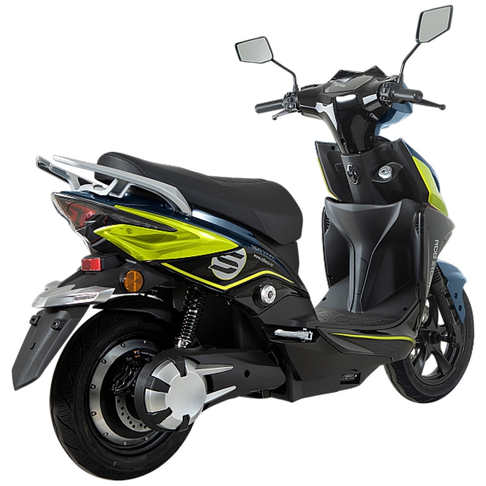 Scuter electric RDB STORM, 2200W, fara permis, 25 km/h, albastru - eMAG.ro