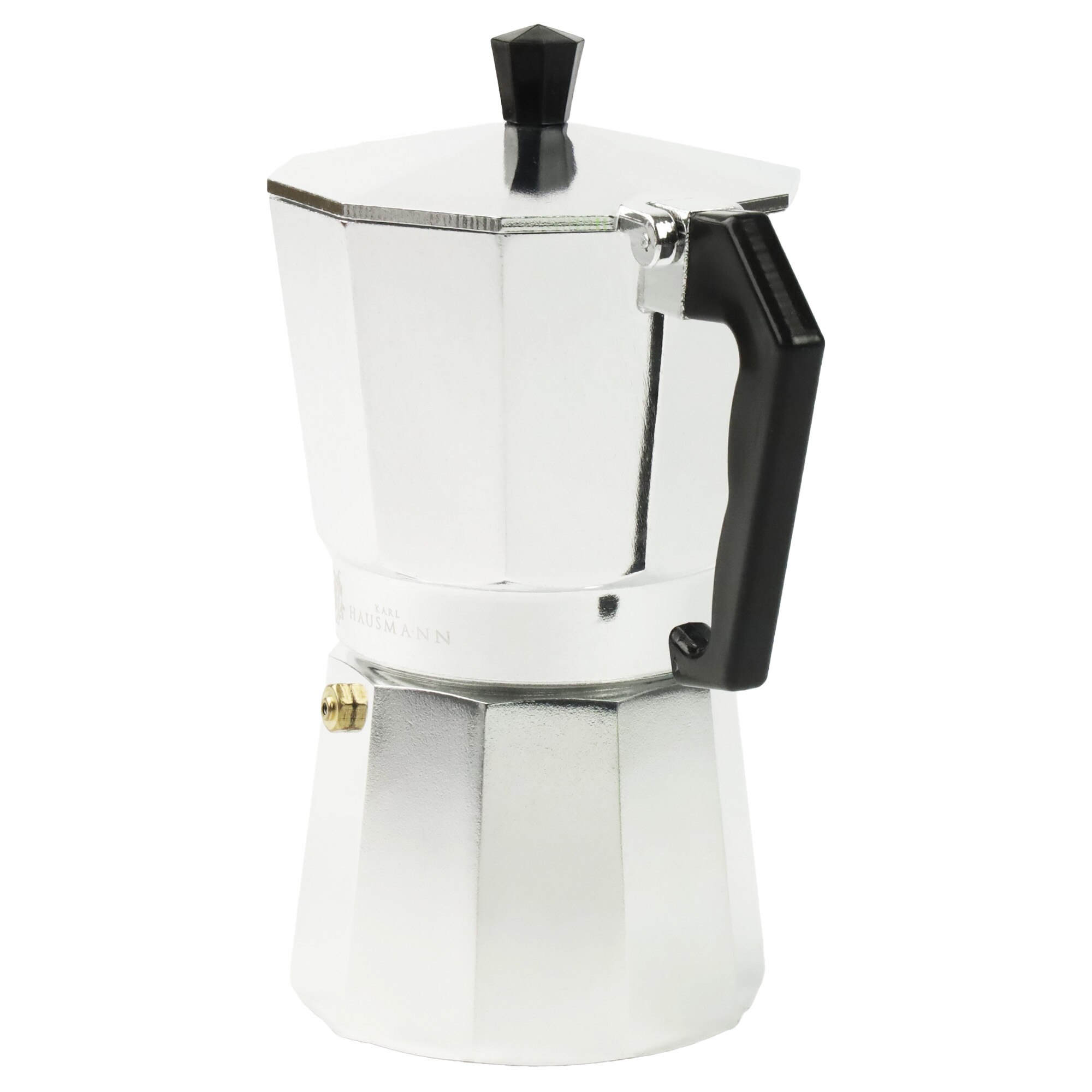 Ibric cafea, capacitate 9 cesti, 450ml, aluminiu, argint, 22 cm - eMAG.ro