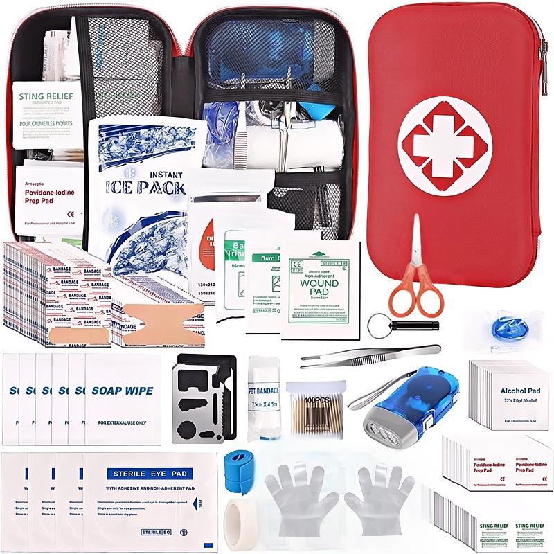 Kit de prim-ajutor pentru autoturisme de urgenta - 338Piece Echipament ...