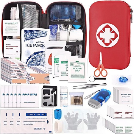 Kit de prim-ajutor pentru autoturisme de urgenta - 338Piece Echipament ...