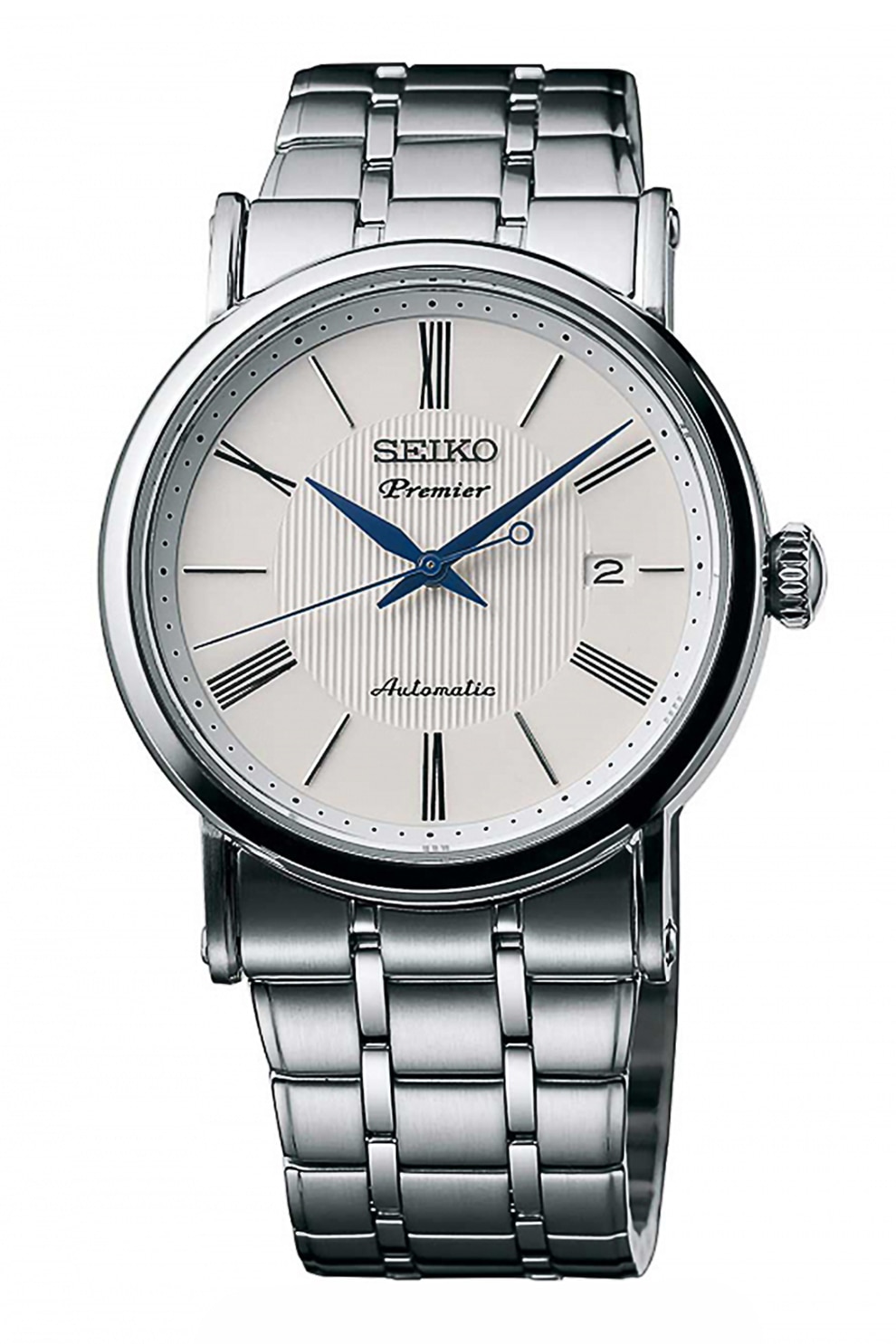 Seiko, Ceas automatic Premier, Argintiu - eMAG.ro