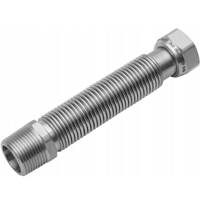 Furtun de apa flexibil 1/2" 75-150cm, otel inoxidabil, rezistent la ...
