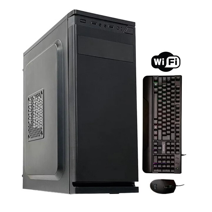 Sistem PC Office Intel I5-4570 3, 2 Ghz, 8GB RAM DDR, SSD 256Gb, WI-FI ready DVD-rw, VGA HDMI ...