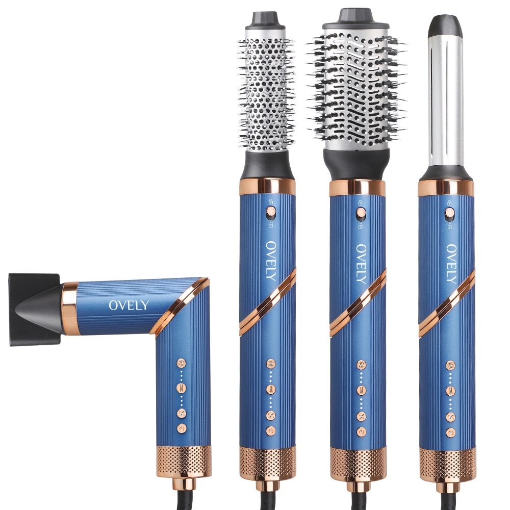 Uscator de Par si Perie Electrica de Coafat Profesionala 5-in-1 OVELY ...