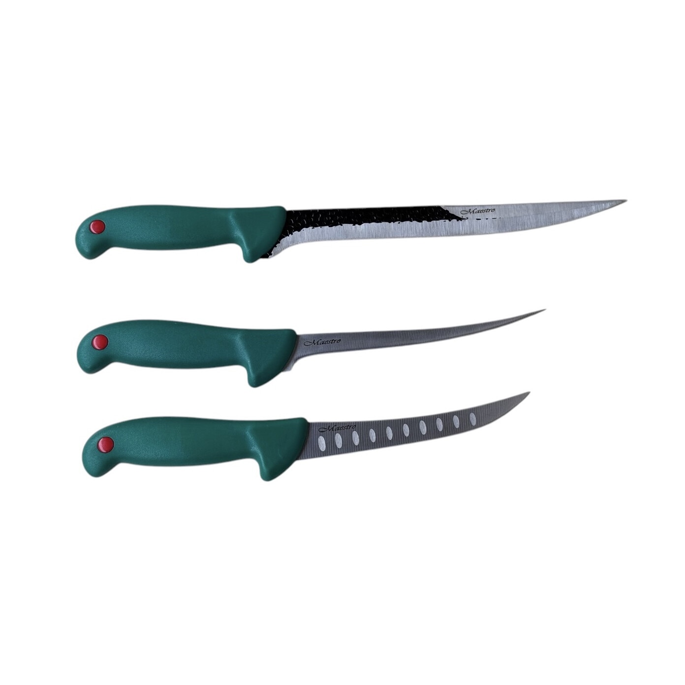 Set 3 Cutite Profesionale – Cutit Filetat si Transat de 29 cm, Cutit ...
