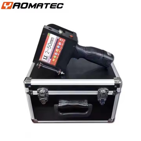 Imprimanta portabila C Tech® Inkjet, tip pistol, Touchscreen, Imprimare ...