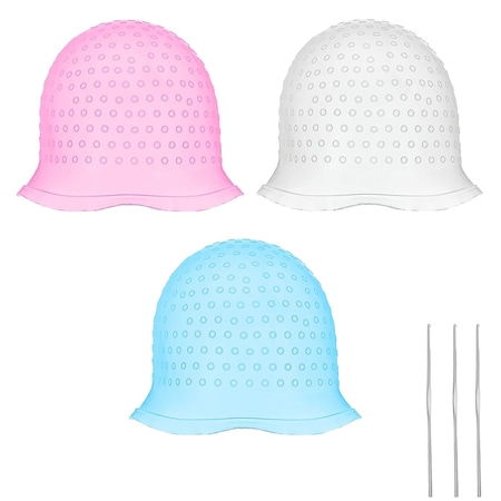 Set 3 Casca pentru Vopsit Suvite Reutilizabila, SINBINTA, Cu carlig si ...