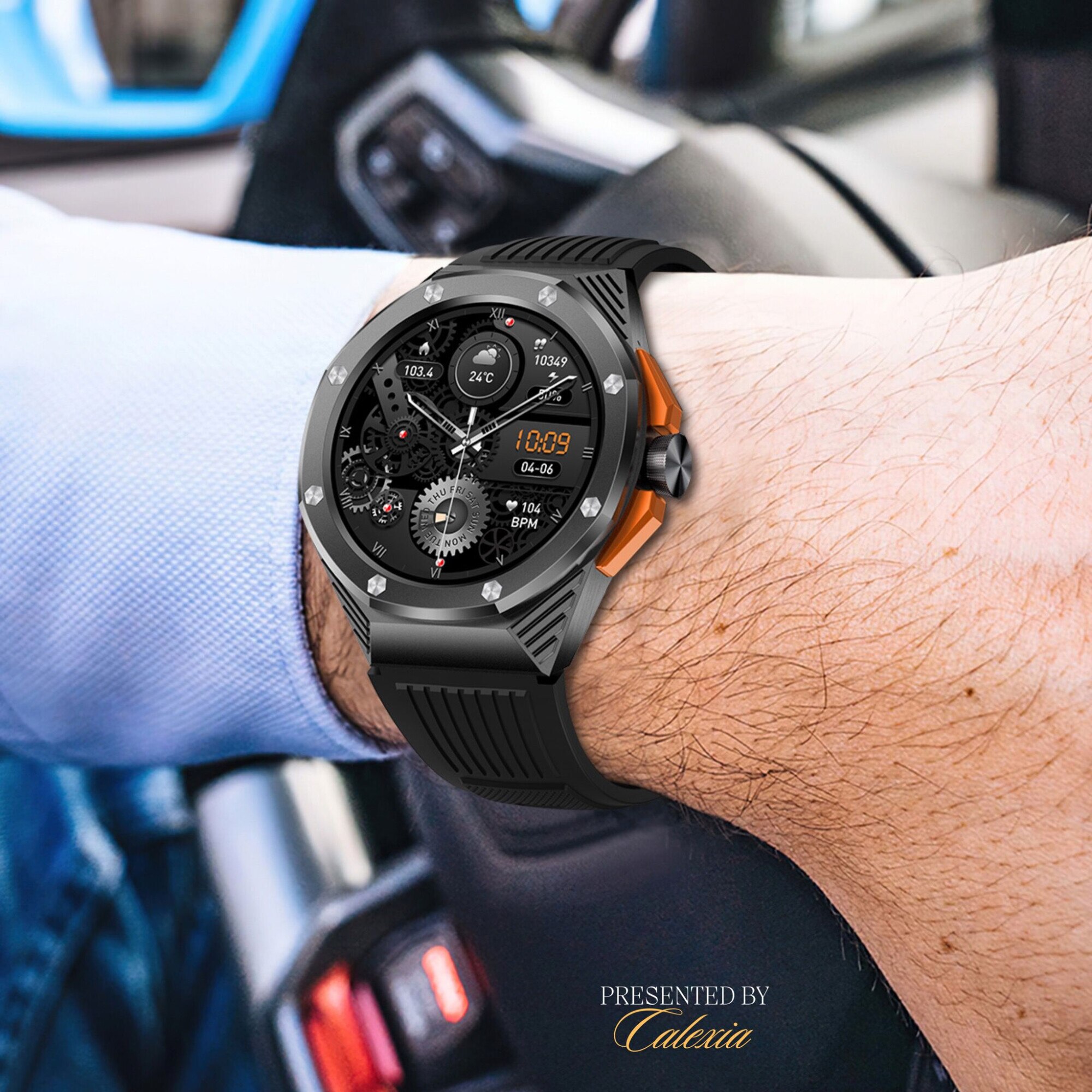 Ceas Smartwatch e-Wantay® HT8 Pro, 1.46" FULL Touch Display, HD, IP68 ...