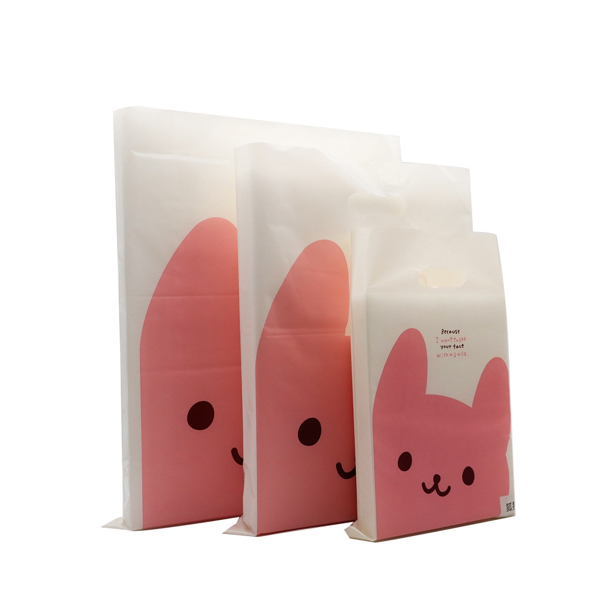 Set 50 bucati, Punga Plastic, VGN.Store, tip desen animat, 250x330 mm ...