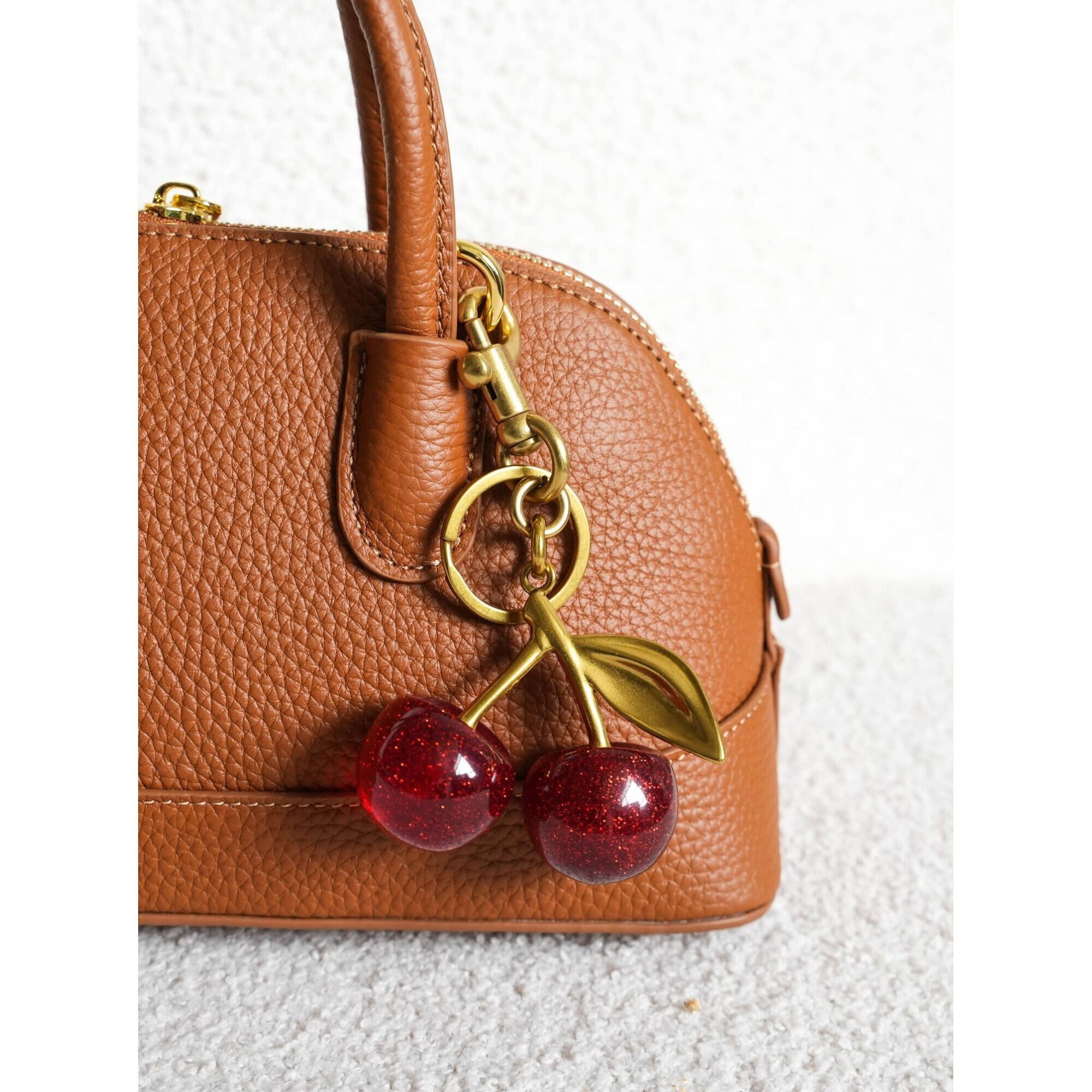 Breloc de bagaj Cherry, accesorii pentru geanta, design elegant ...
