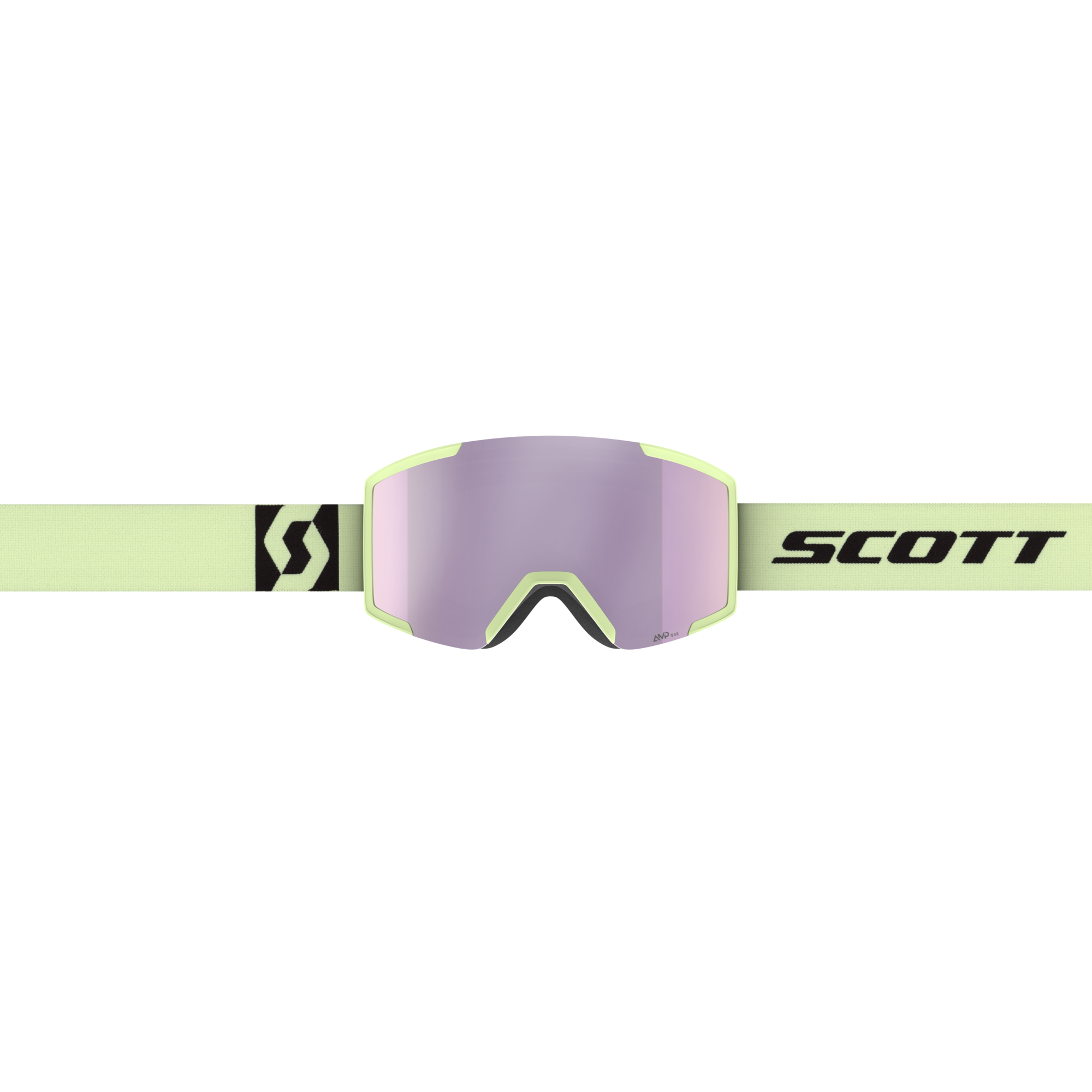Ochelari ski Scott Shield AMP pro, rama galben + lentila amp pro ...