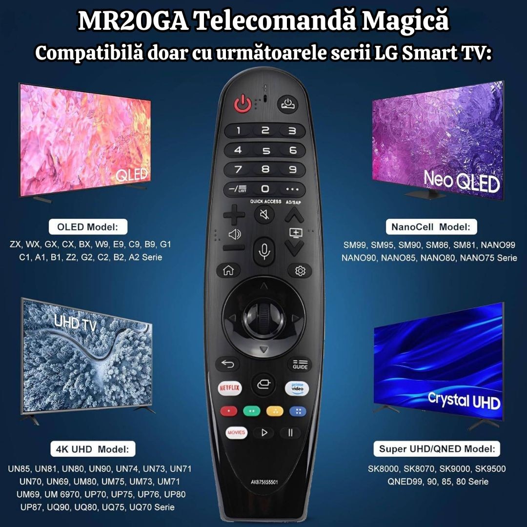 Telecomanda TV Universala, Compatibila cu LG Smart, Rezistenta ...