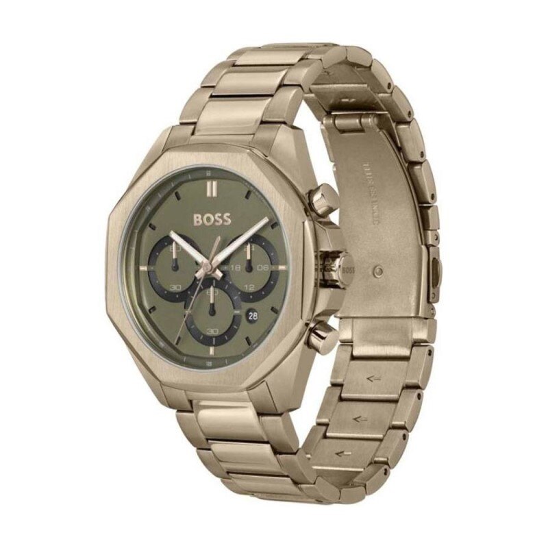 Ceas Hugo Boss 1514019, cronograf, carcasa 43mm, inos aramiu, Rose Gold ...