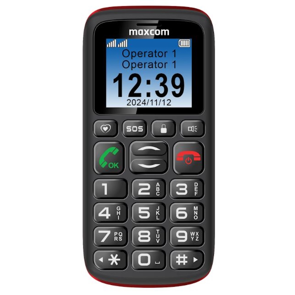 Mobiltelefon Maxcom MM428L, Dual SIM, Fekete - eMAG.hu